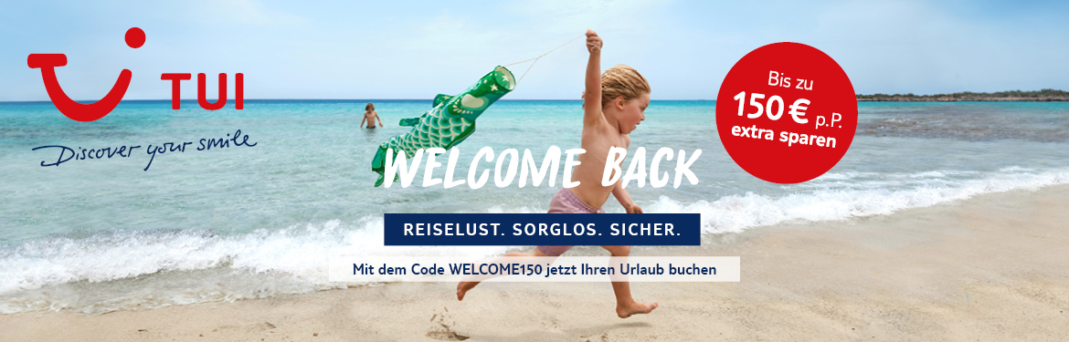 Bis zu 150 € Rabatt p.P. > Gutscheine Juli 2020 über TUI